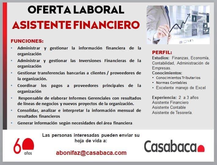 Asistente Financiero - Mi mejor perfil