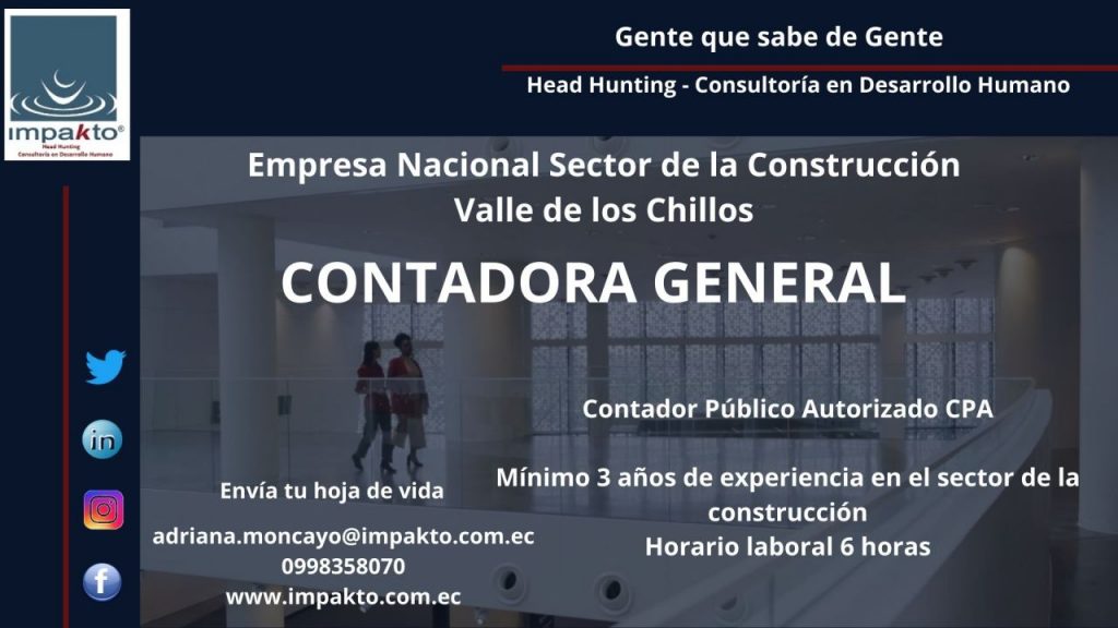 Contador General - Mi mejor perfil