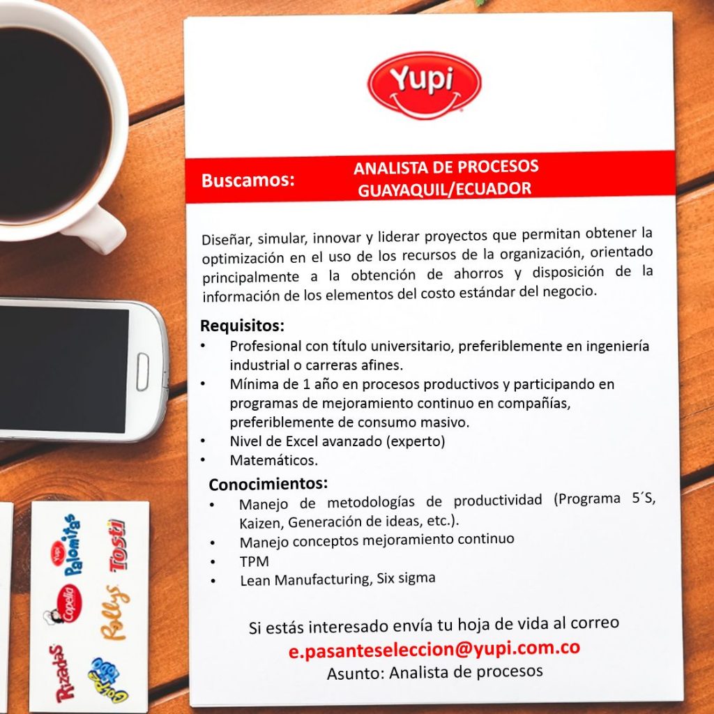 Analista de Procesos - Mi mejor perfil